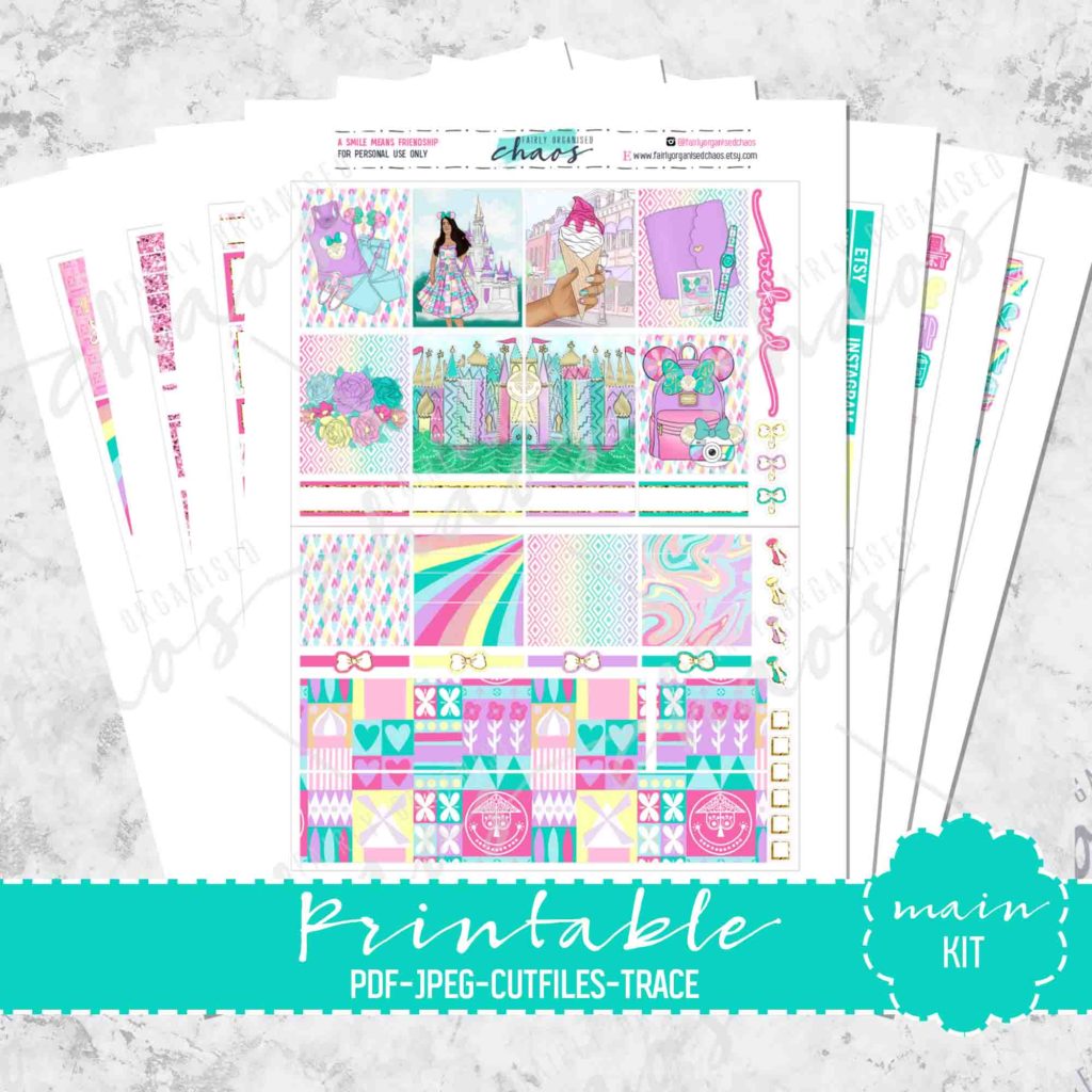 A Smile Means Friendship Printable Sticker Kit - Fairly Organised Chaos